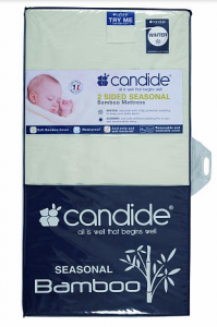 Candide Baby Seasonal Bamboo Crib Mattress for Baby's Comfort | Night ...