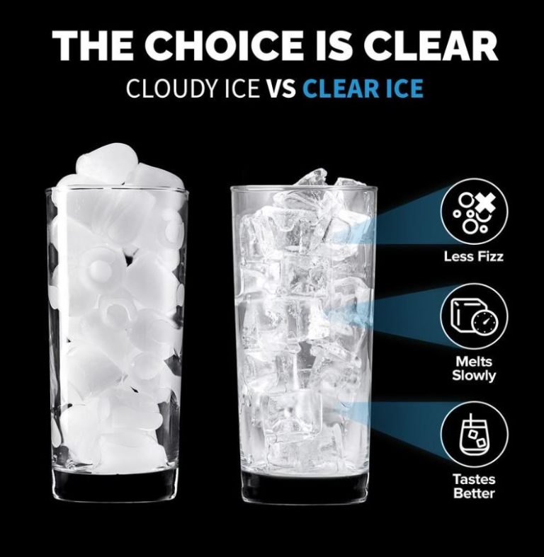 Newair 15" Undercounter Clear Ice Cube Maker Machine. (Model:NCI080SS00 ...