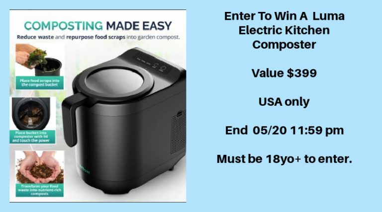 Win A Luma Electric Kitchen Composter #Giveaway