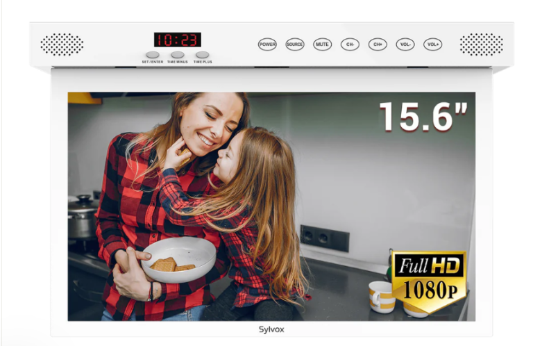 The Smart TV Every Kitchen Needs: Discover the Sylvox 15.6" Smart Under ...